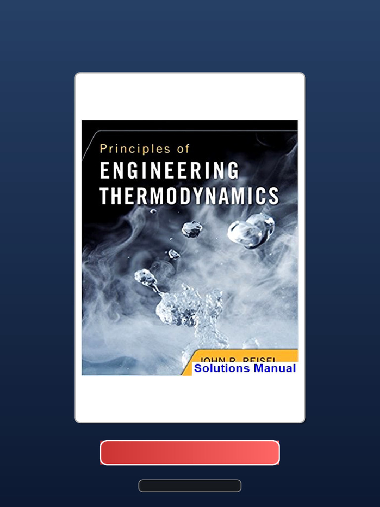 Complete Bundle Principles of Engineering Thermodynamics 1st Edition ...