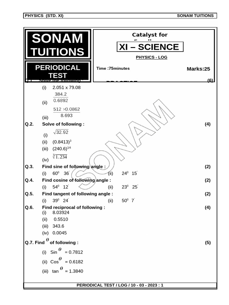 Log Paper | PDF