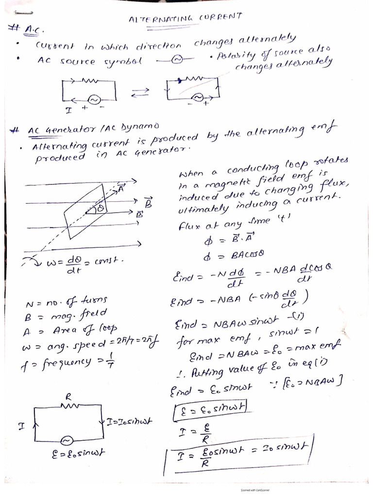 Alternating Current | PDF