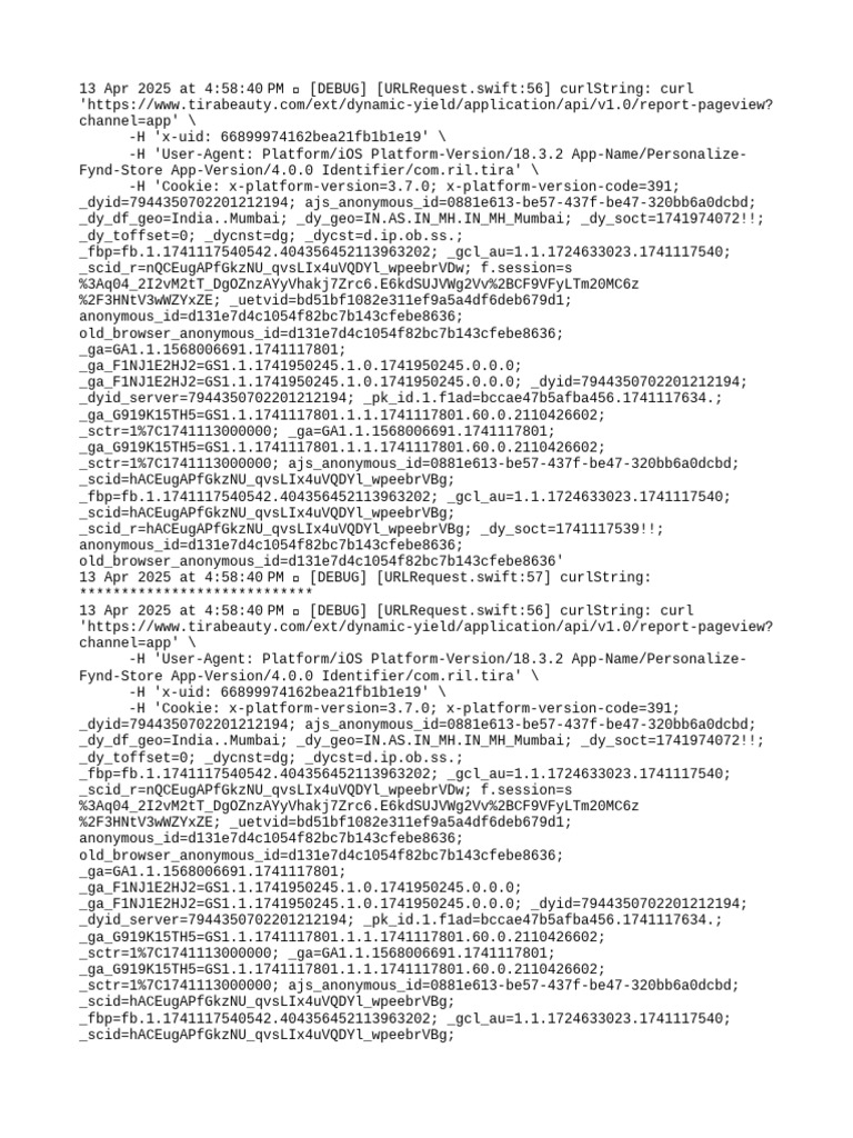 Logout Issue Logs2025!04!13 | PDF | Ios | Mac Os