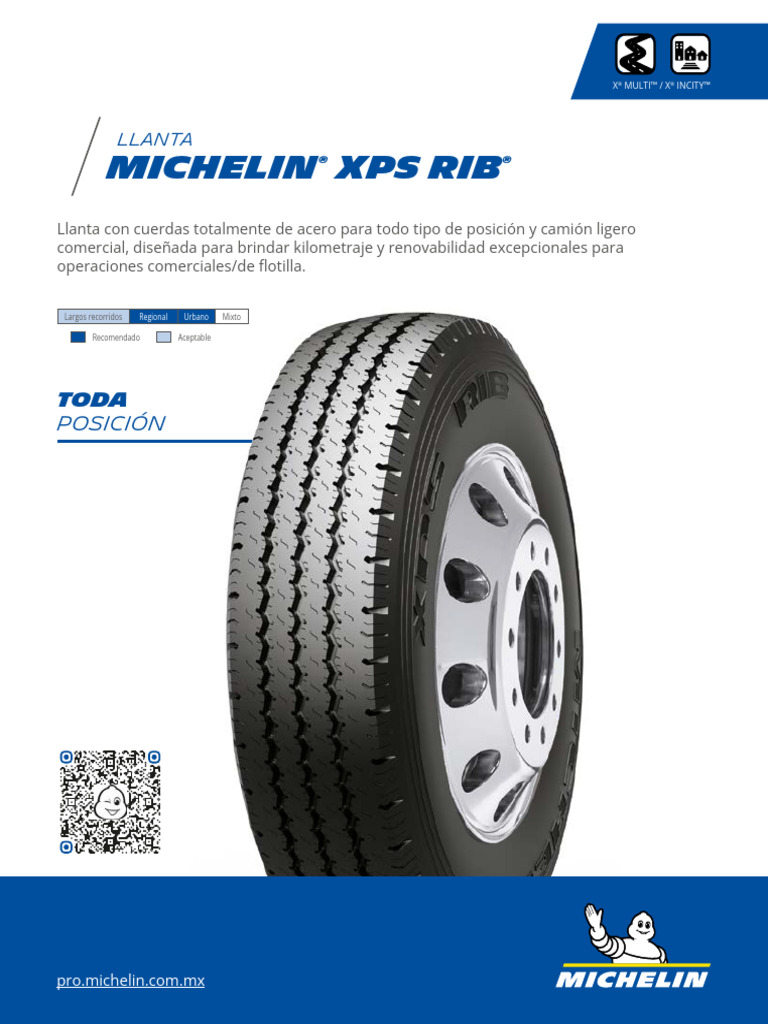 Michelin XPS | PDF | Vehículo de motor | Tecnología de vehículos