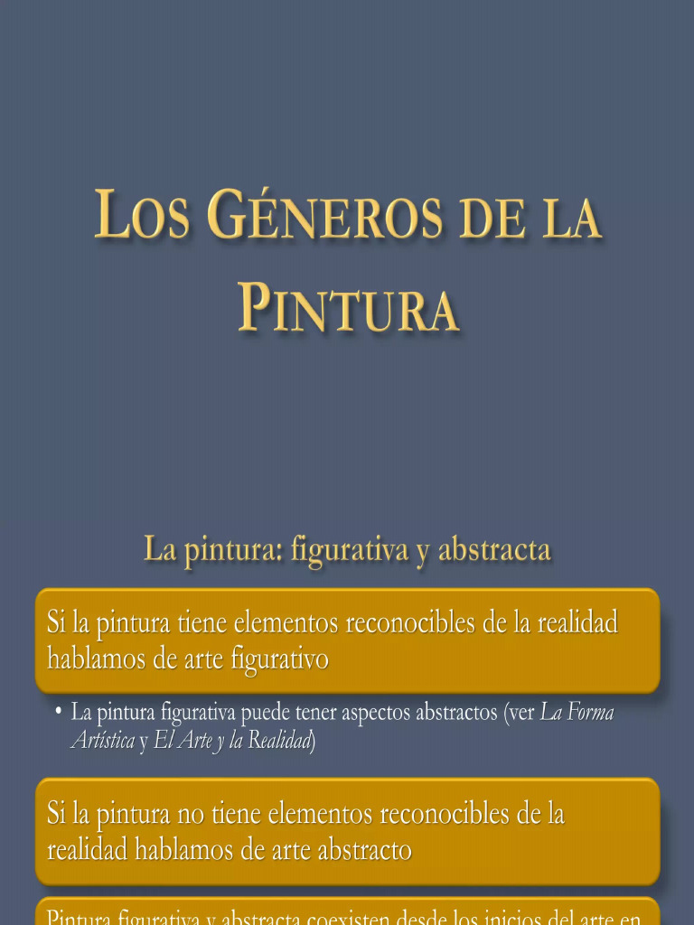 Géneros de La Pintura | PDF