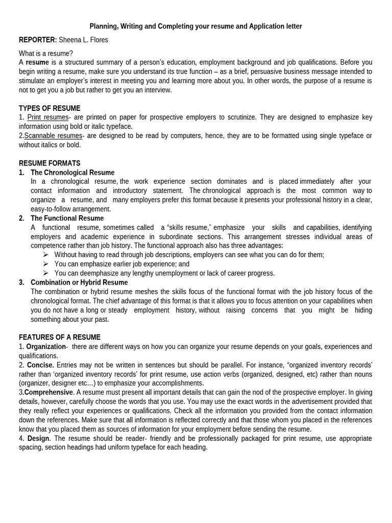 GROUP 5 Purposive Communcation Reporting Handout | PDF | Résumé | Grammar