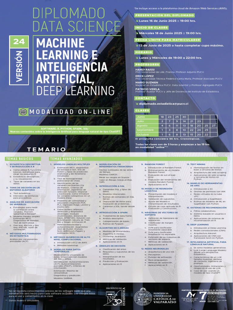 Temario Curso Machine Learning - Inteligencia Artificial | PDF ...