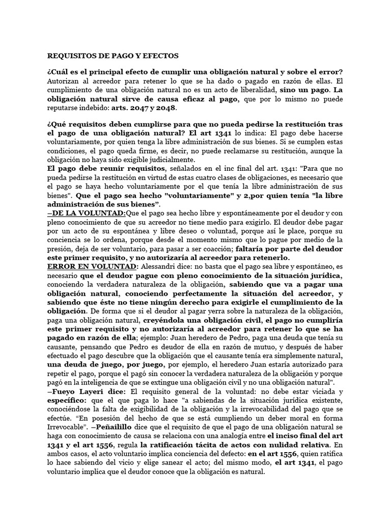 Obg Parte 2 | PDF | Pagos