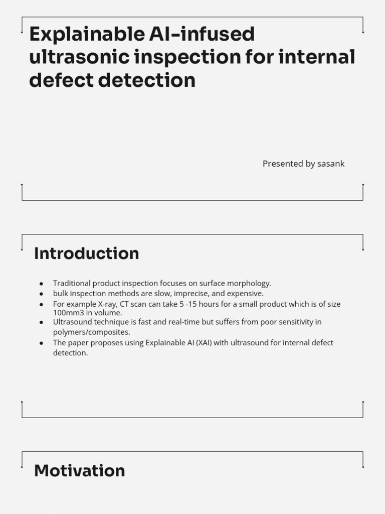 Explainable AI-infused Ultrasonic Inspection For Internal Defect ...