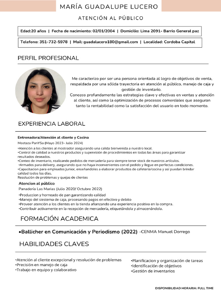 Lucero CurriculumVitae | PDF