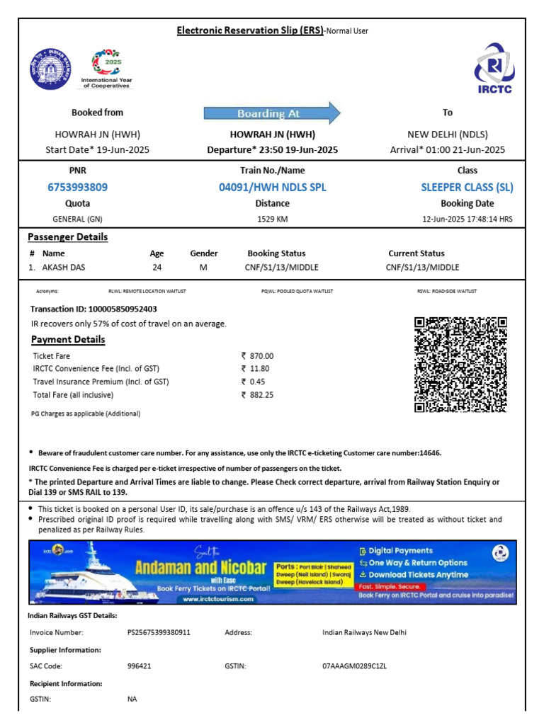HRW Dli 2506 | PDF | Identity Document | Payments