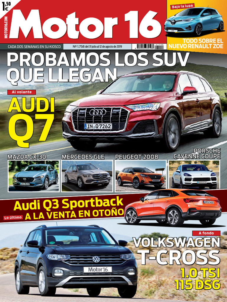 Revista Motor 16 31-7-19 | PDF | Industria automotriz | Vehículos