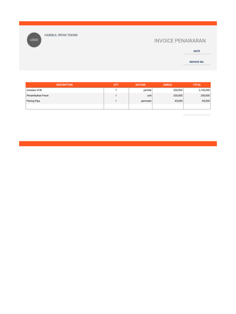 Invoice Template | PDF