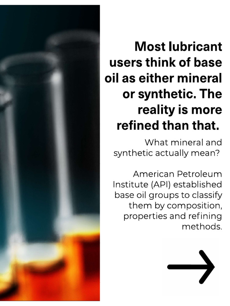 Base Oil Groups | PDF