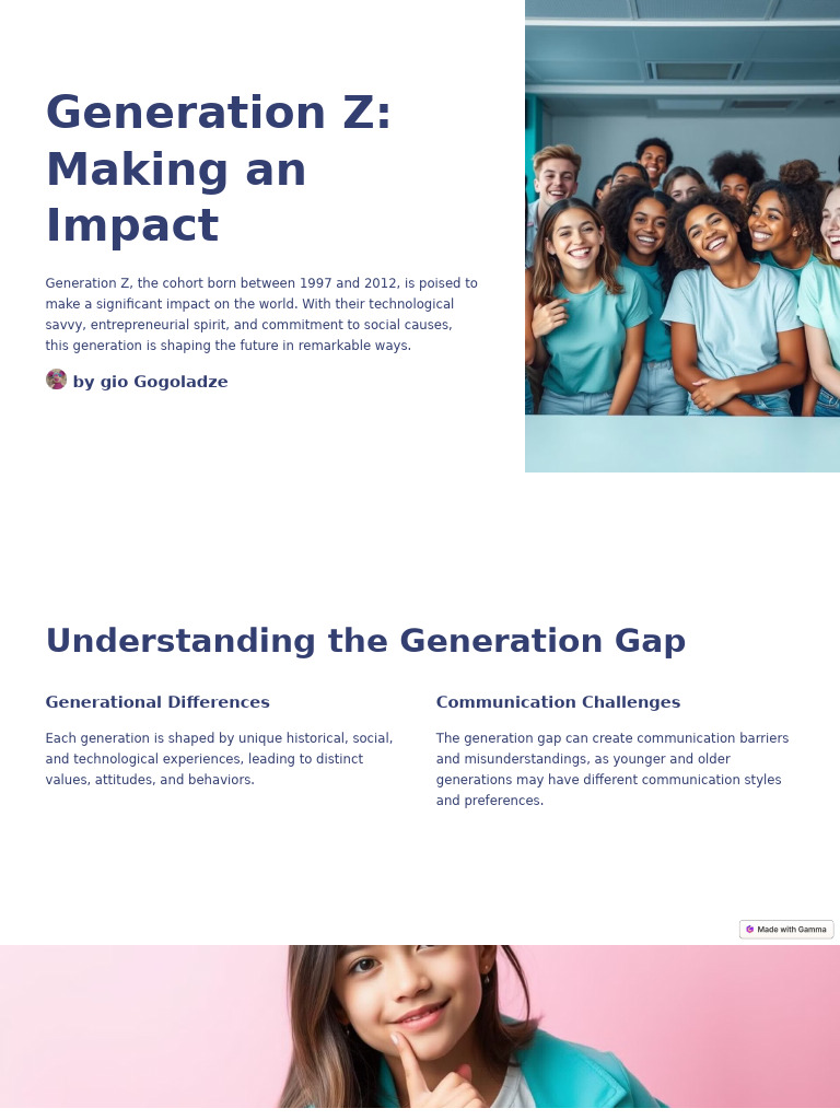 Generation Z's Impact on Society | PDF | Behavioural Sciences