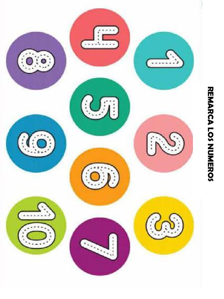 Repasar Numeros Del 1 Al 10 2 A | PDF