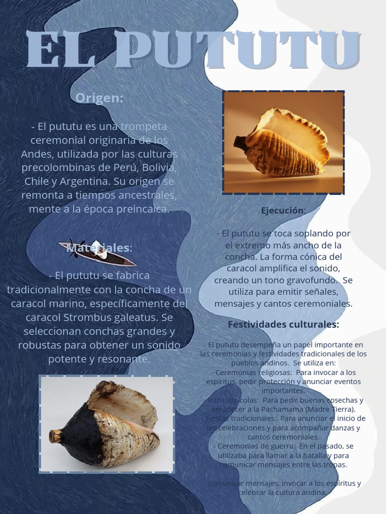 El Pututu - 20241021 - 061012 - 0000 | PDF | Instrumentos musicales | Musicología