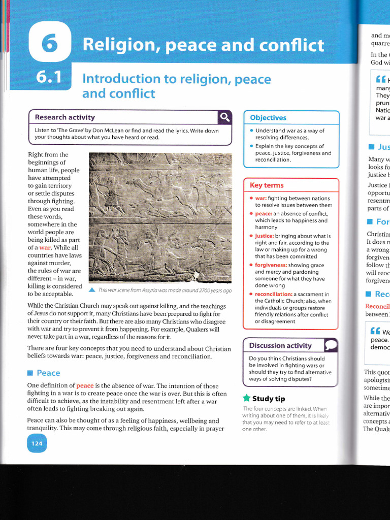 Christian Views on War and Peace Concepts | PDF | Forgiveness | Peace