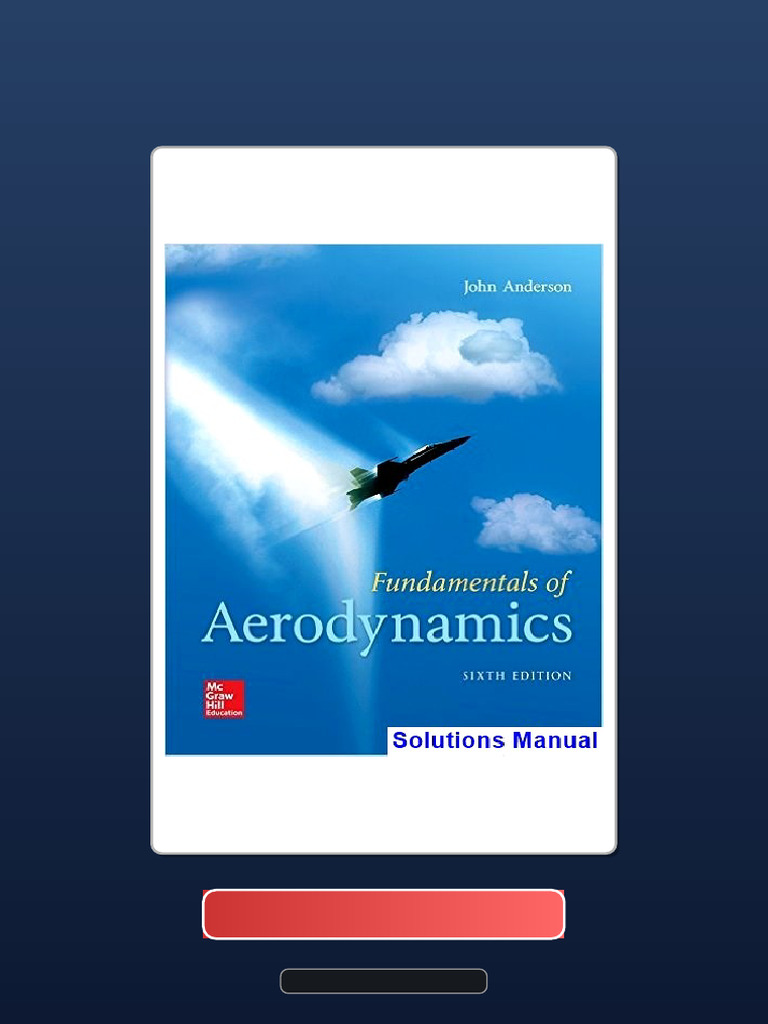 Complete Bundle Fundamentals of Aerodynamics 6th Edition Anderson | PDF ...