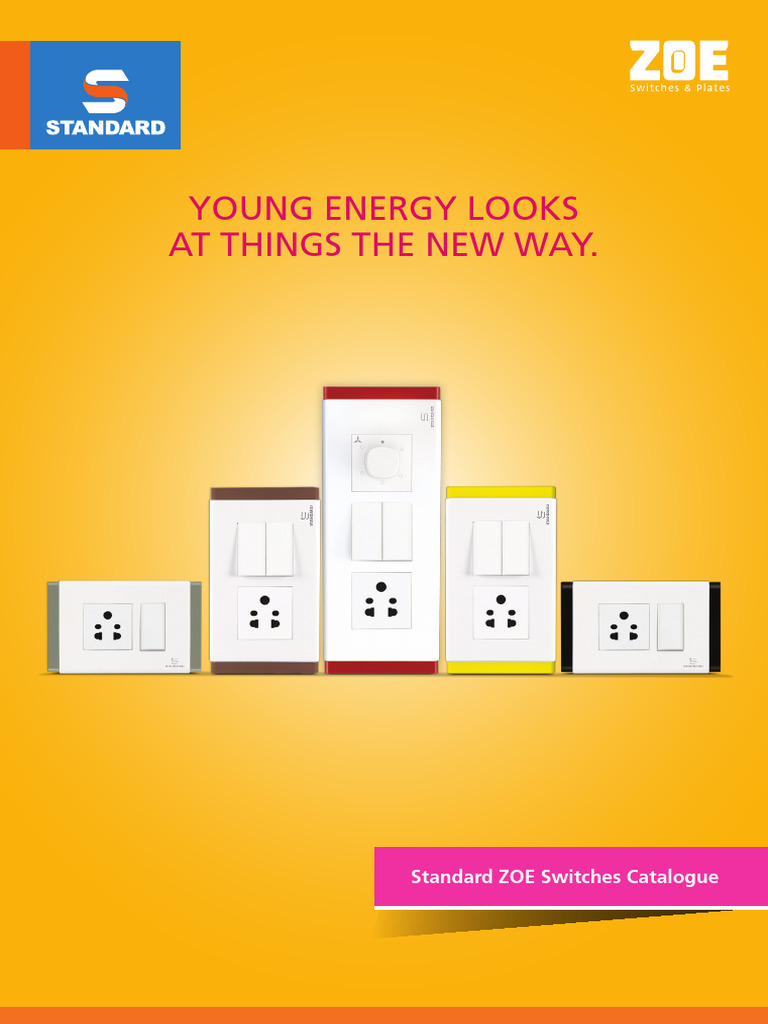 Standard ZOE Switches Overview | PDF | Ac Power Plugs And Sockets | Switch