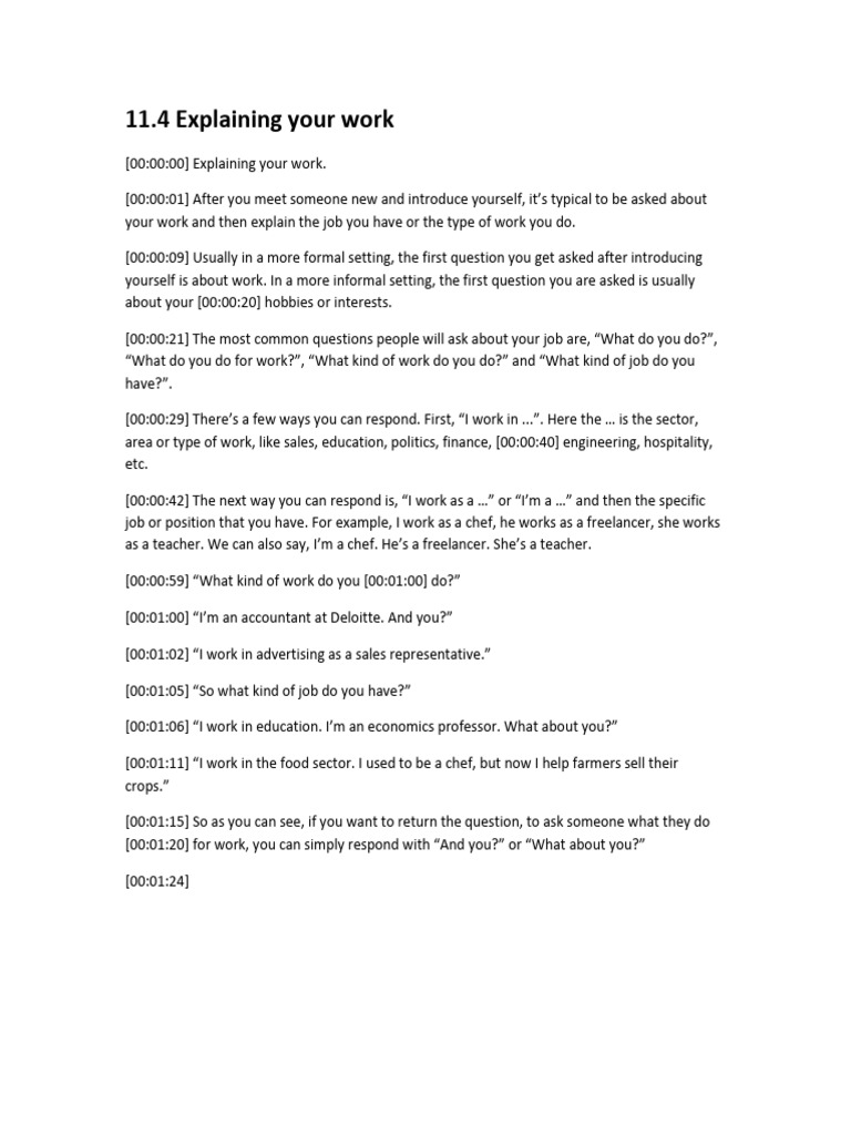 11.4 Explaining Your Work | PDF