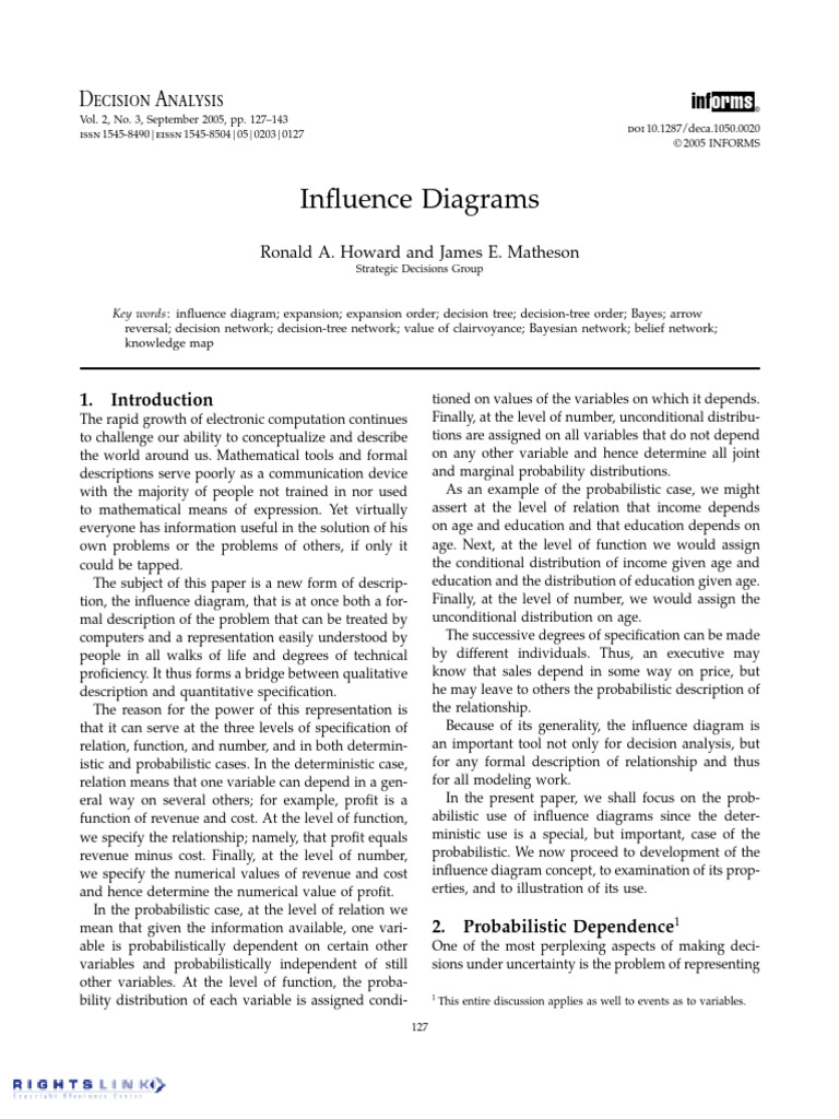 2005 Howard | PDF | Bayesian Network | Probability