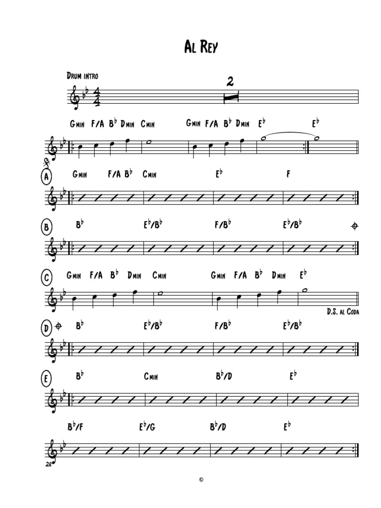 Al Rey - BB (Chart) | PDF
