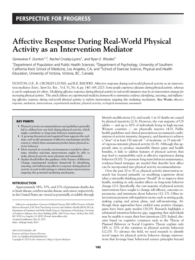 Affective Response During Real World Physical.3 | PDF | Affect ...