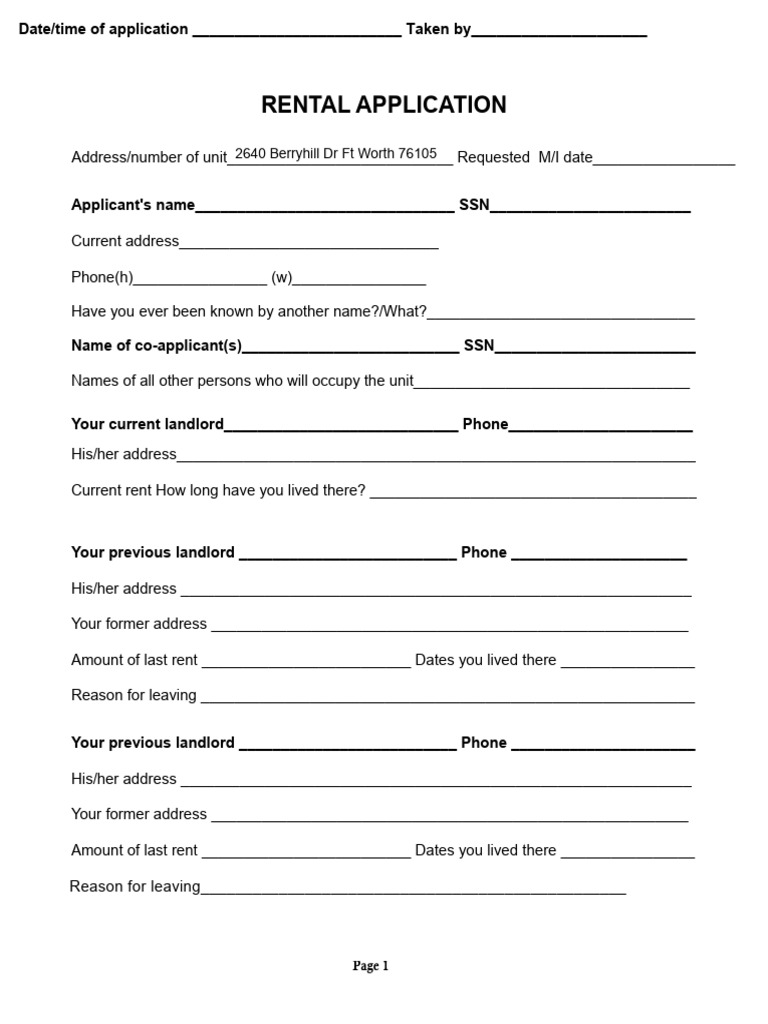 Basic Rental Agreement PDF | PDF | Landlord | Renting