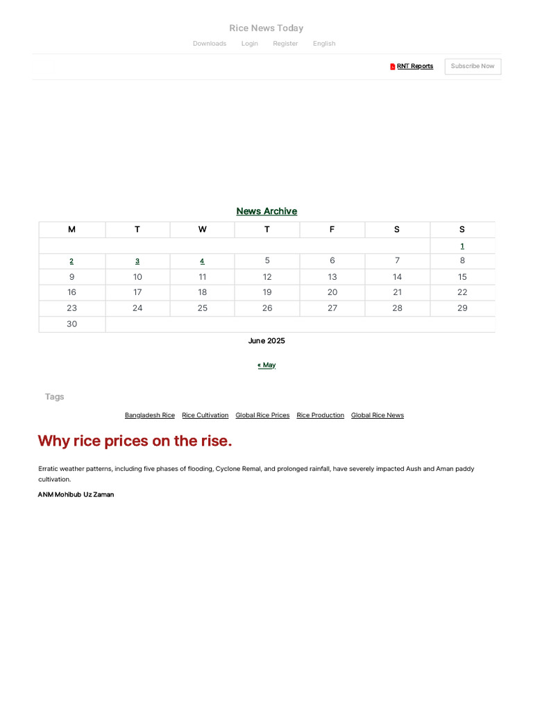 Why Rice Prices On The Rise | PDF | Rice | Agriculture
