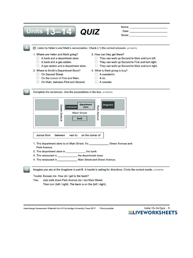 Unit 13-14 Quiz | PDF