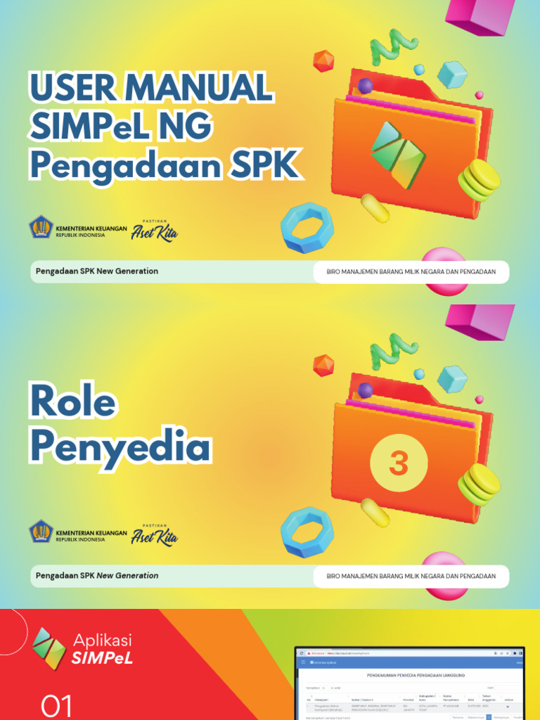 SIMPeL NG Pengadaan SPK Role Penyedia | PDF