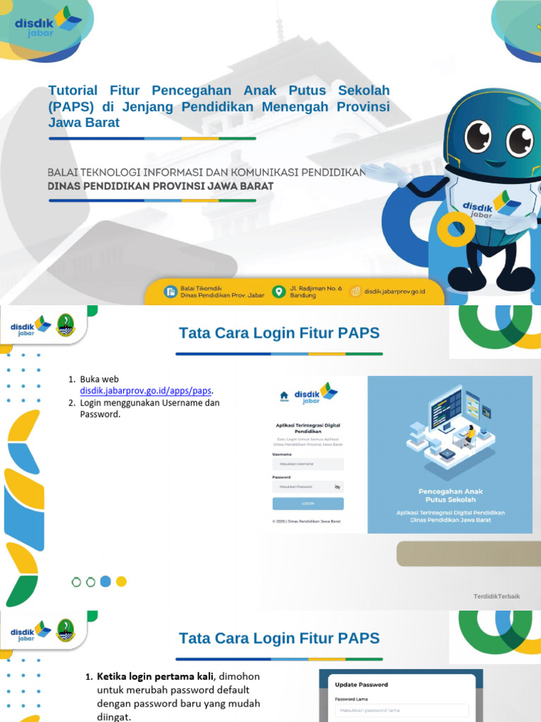 Tutorial Fitur Pencegahan Anak Putus Sekolah (PAPS) | PDF