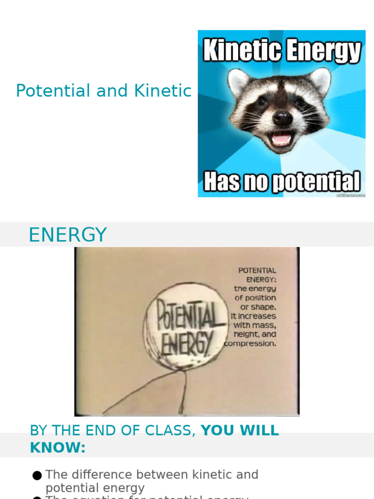 Understanding Potential and Kinetic Energy | PDF | Kinetic Energy ...