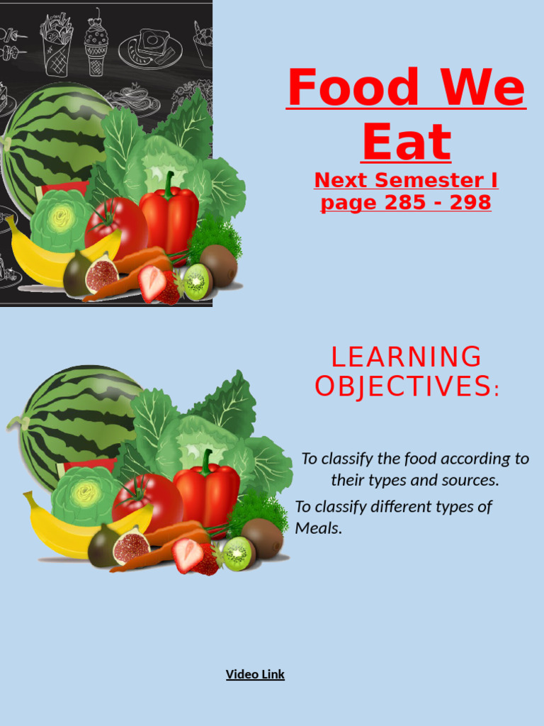Understanding Food Sources for Grade 1 | PDF