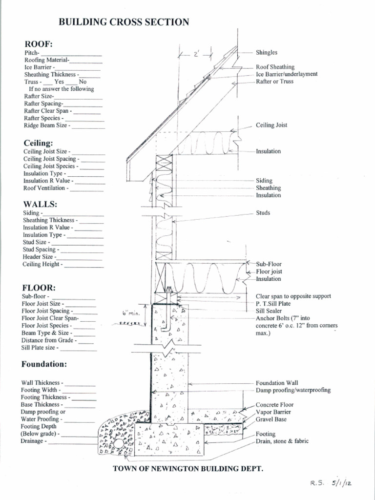 Building Cross Section PDF | PDF