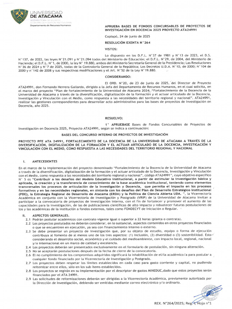 REX N°264, Reg.I | PDF