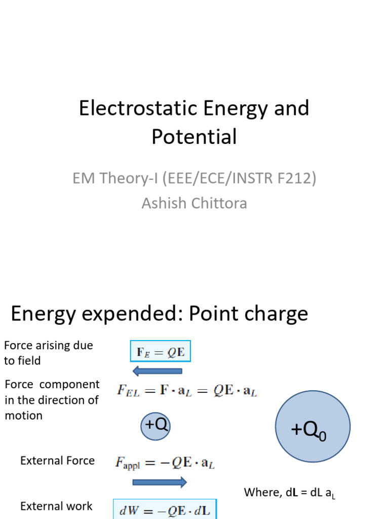 Dipole Potential Energy Explained | PDF | Electric Field | Gradient