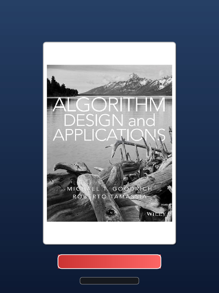 Complete Bundle Algorithm Design and Applications 1st Edition Goodrich HQ File | PDF | Multiple ...