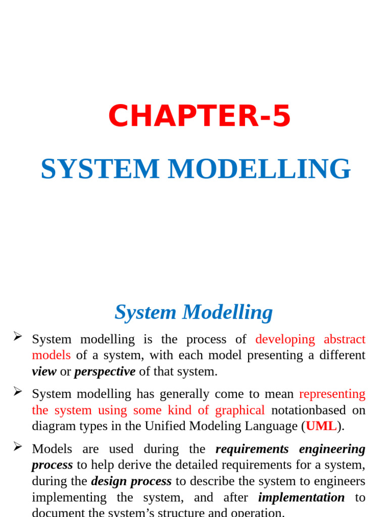Chapter 5 - Software Design | PDF | System | Unified Modeling Language