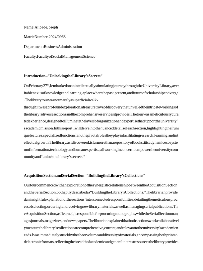 Ajibade Joseph | PDF