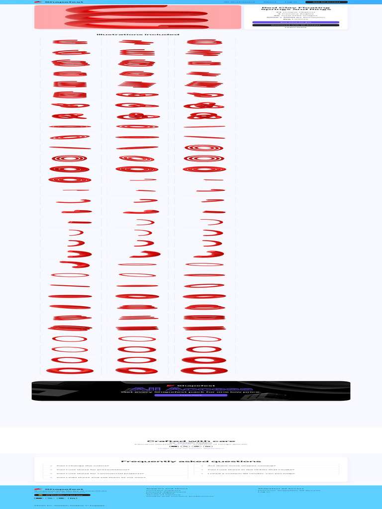 Shapefest™ Floating Geometry Pack 1 Collection 5 | PDF | Imaging
