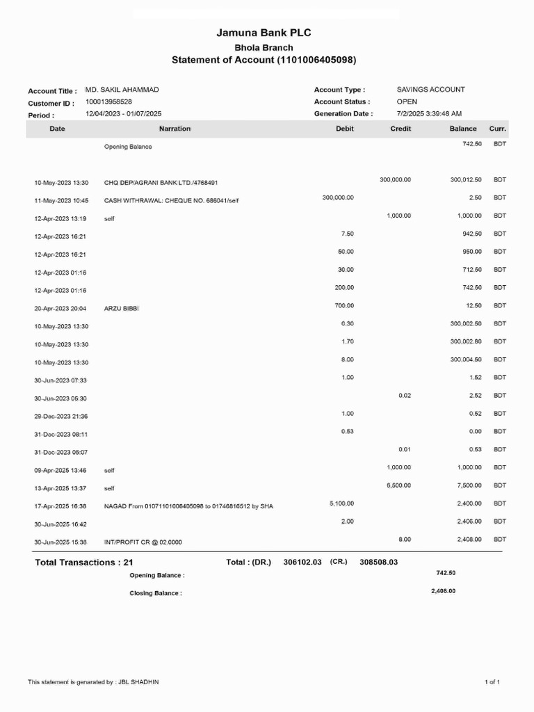 Statement 1751405990961 | PDF