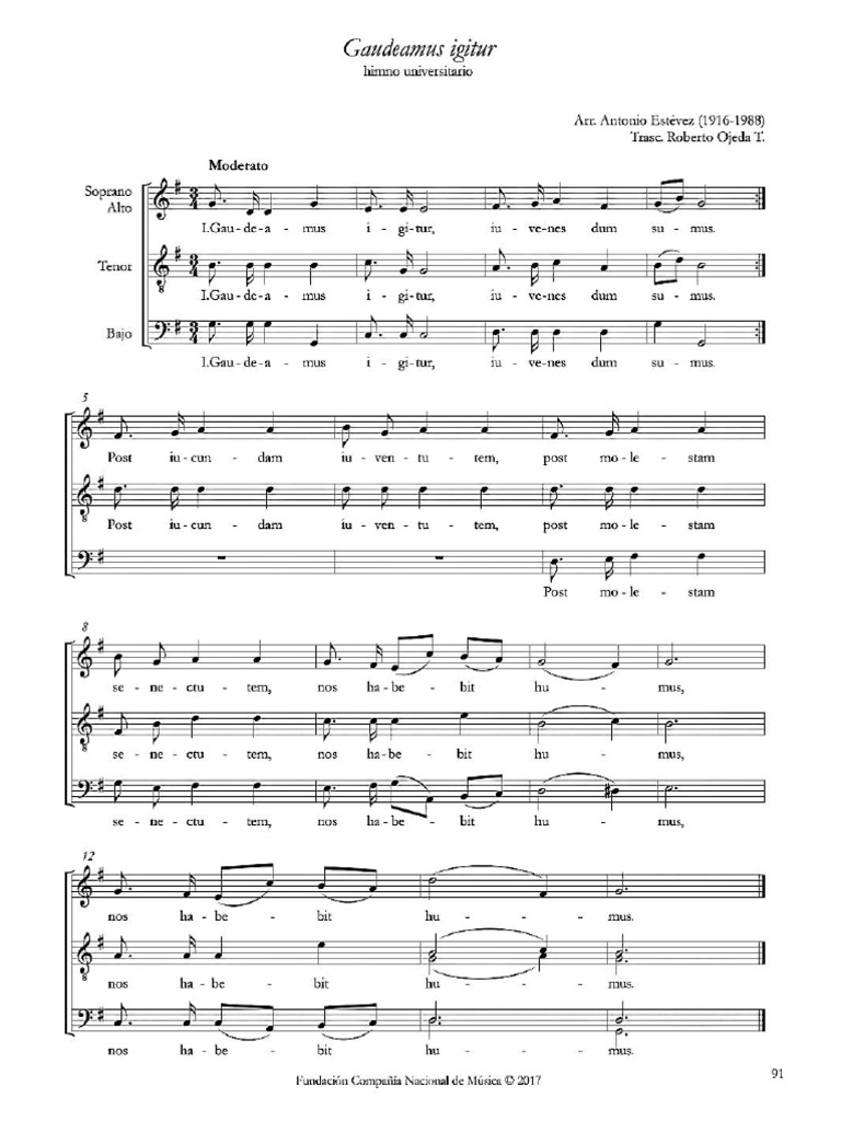 Gaudeamus Igitur | PDF