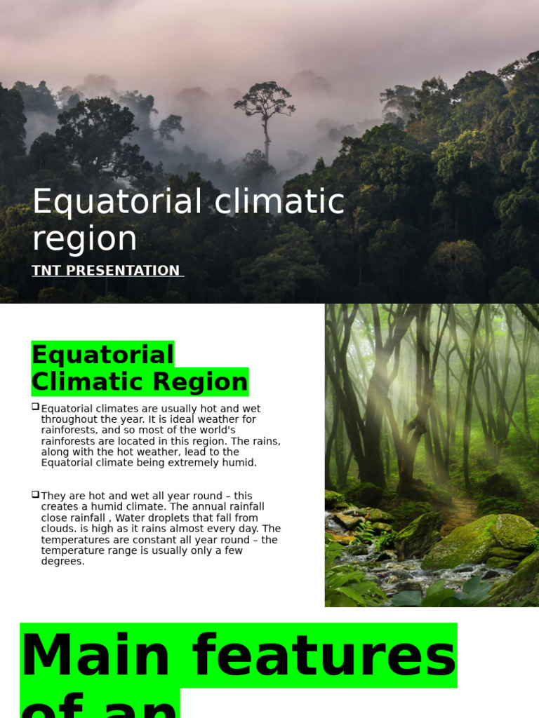 Challenges in the Equatorial Climate | PDF | Tropics | Deforestation