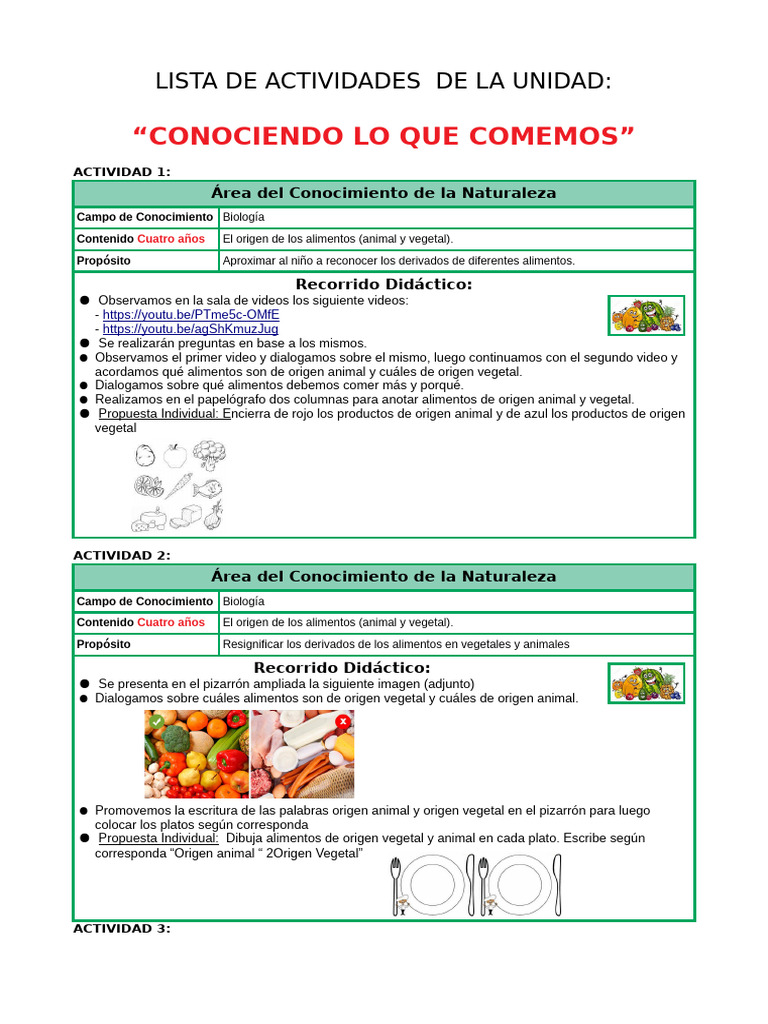 Unidad de Alimentación | PDF | Alimentos | Legumbre