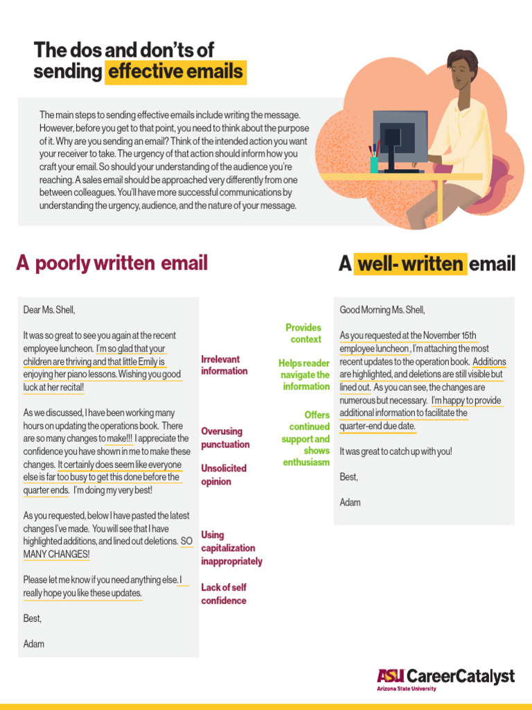The Dos and Don'Ts of Sending Effective Emails | PDF | Communication