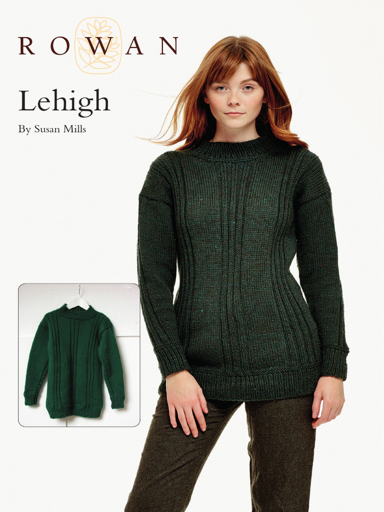 Lehigh Pattern with Rowan Lima Yarn | PDF | Knitting | Crafts