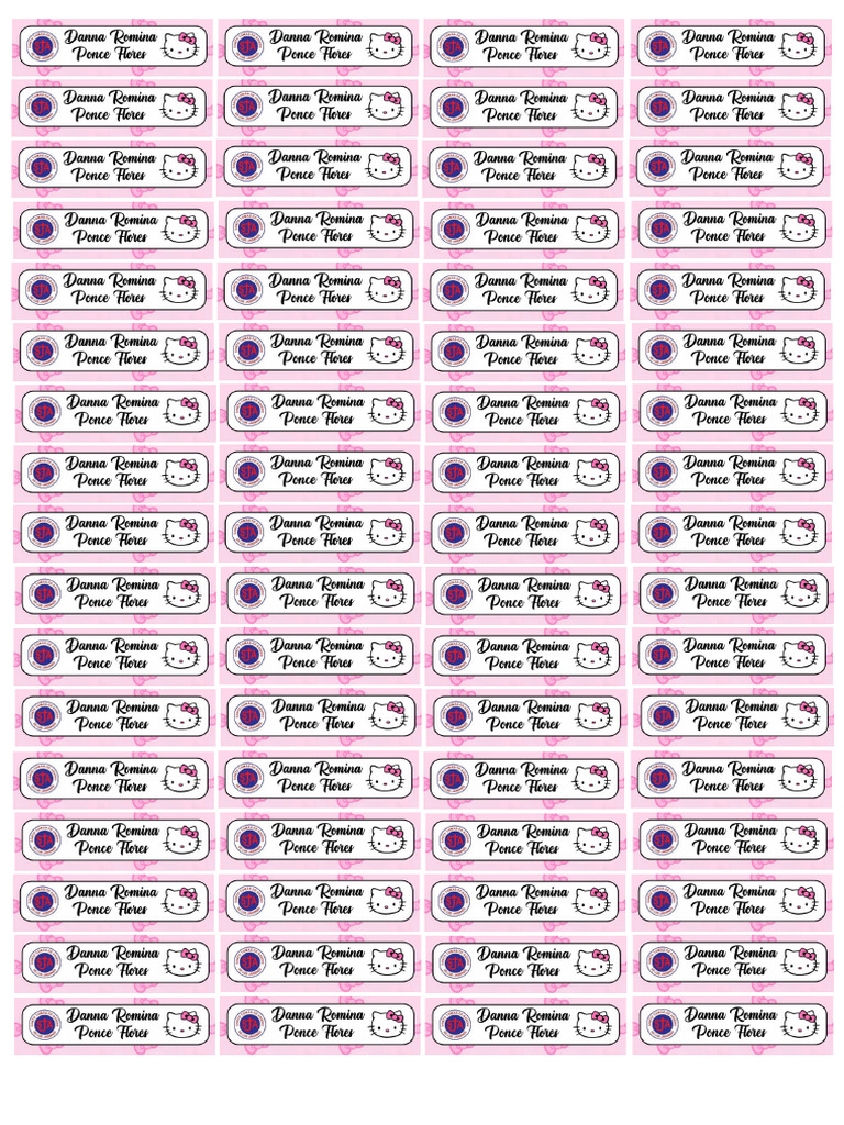 Etiquetas Danna | PDF