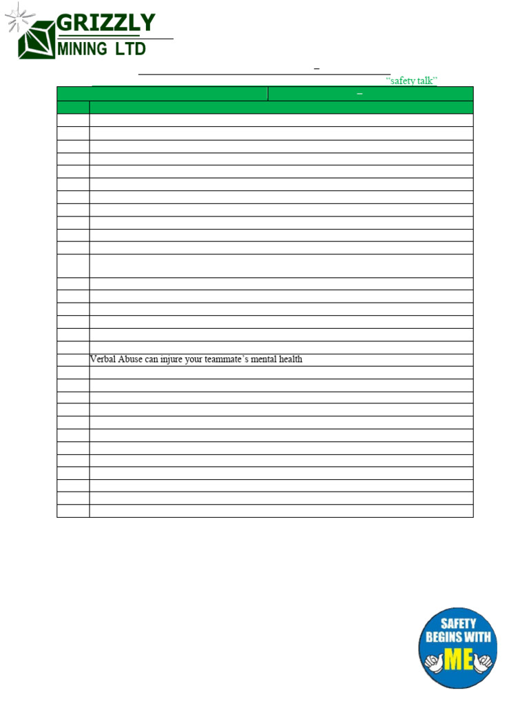 Daily Safety Topics - July 2025 | PDF