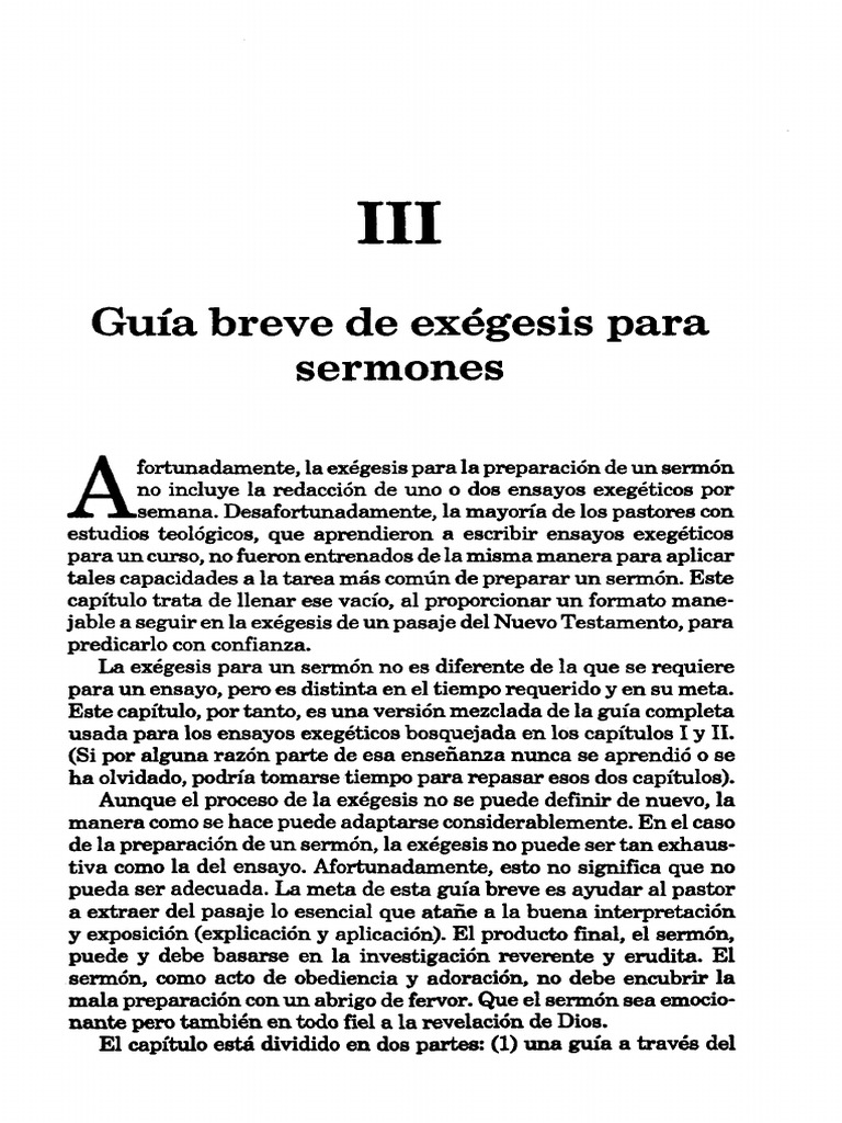 DAP3-UD2 - Guía Breve de Exégesis para Sermones | PDF | Traducciones ...