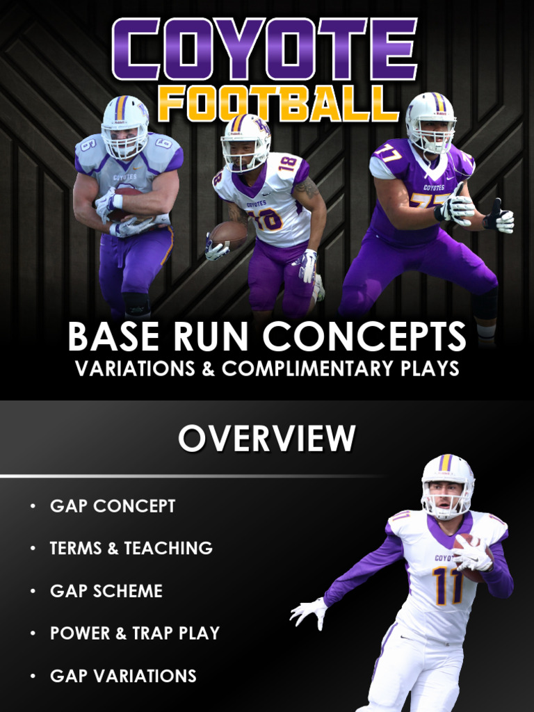 Gap Scheme Run Concepts Overview | PDF | Team Sports