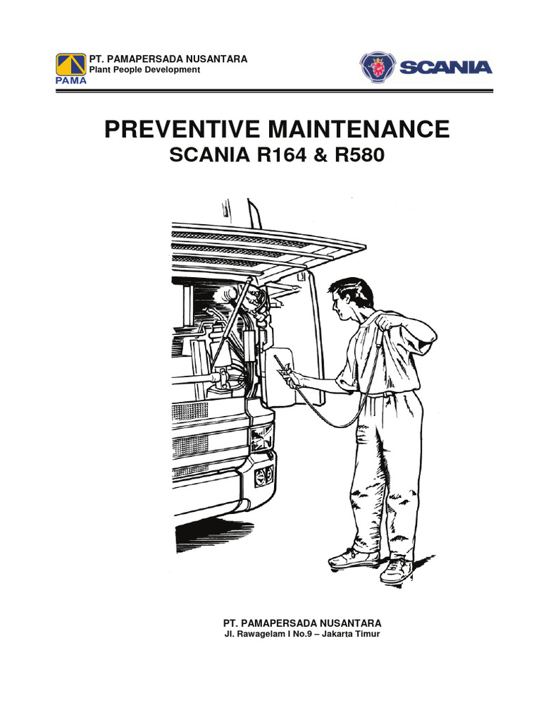 Preventive Maintenance Scania C | PDF | Solvent | Noise